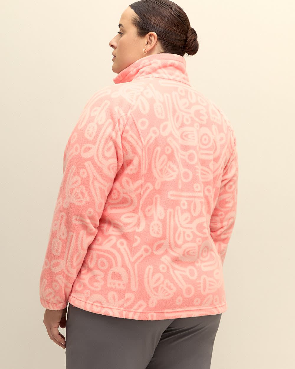 Printed Fleece Full-Zip Jacket - Columbia | Penningtons