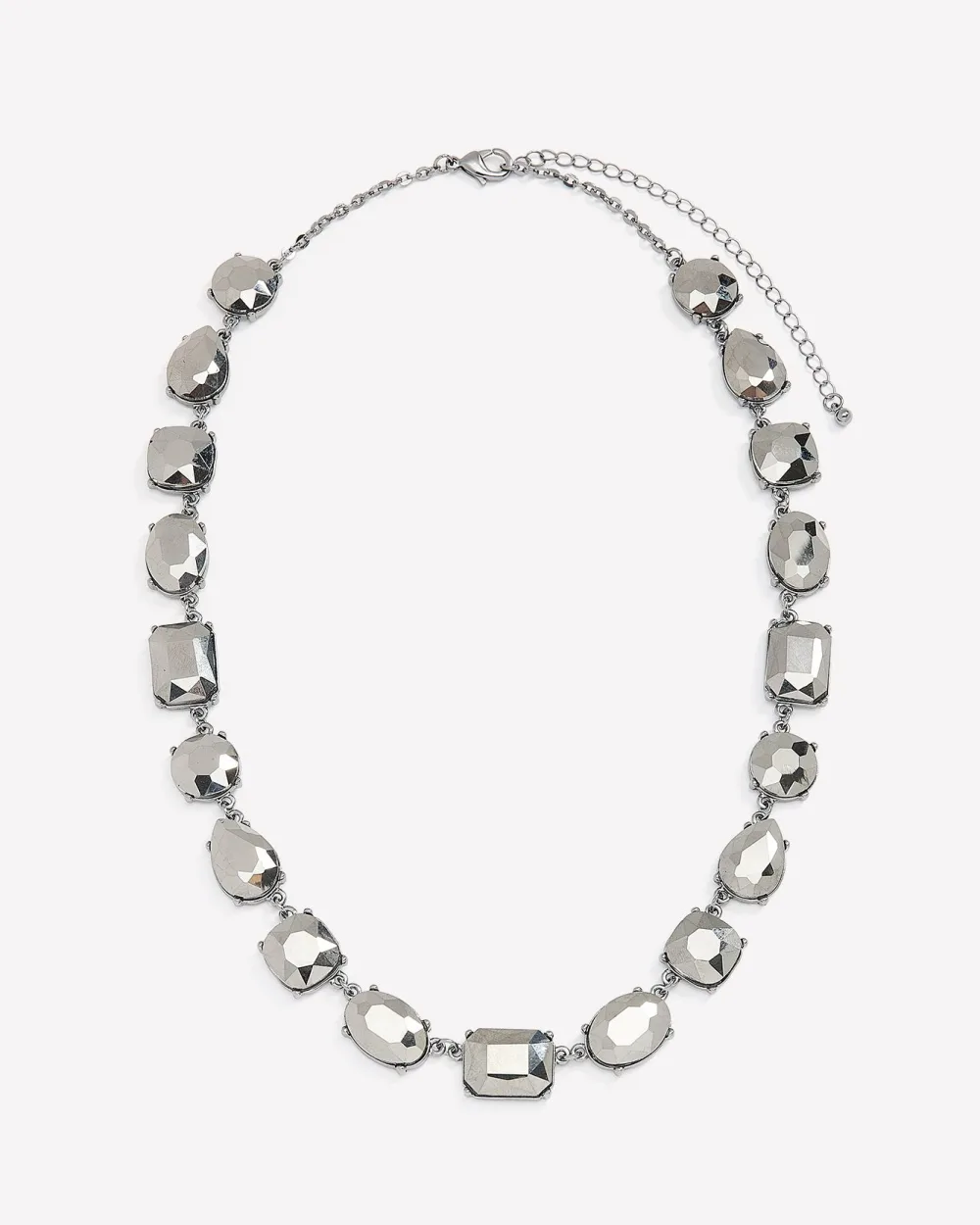 Black Chunky Stone Necklace | Penningtons