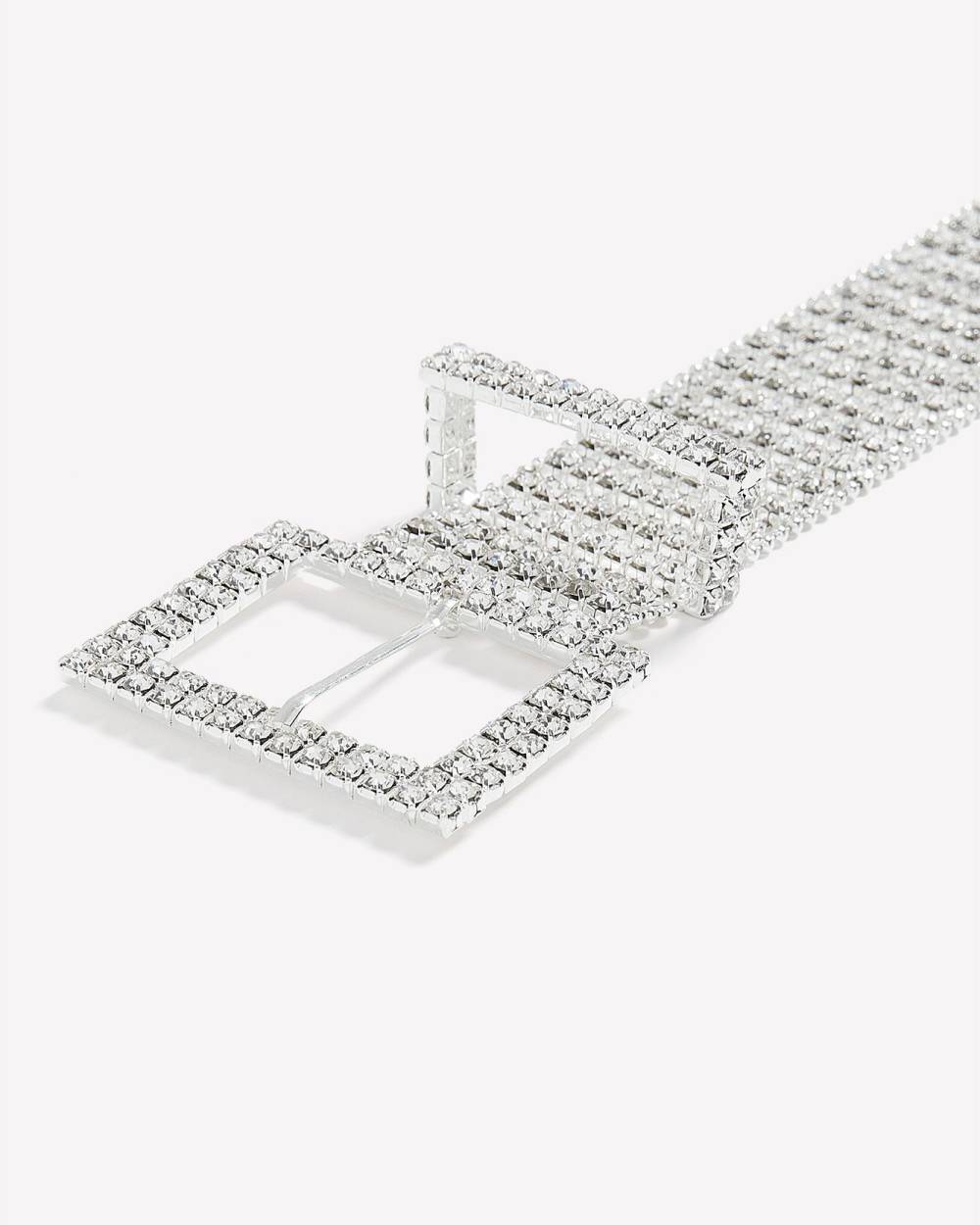 All-Over Rhinestone Belt | Penningtons