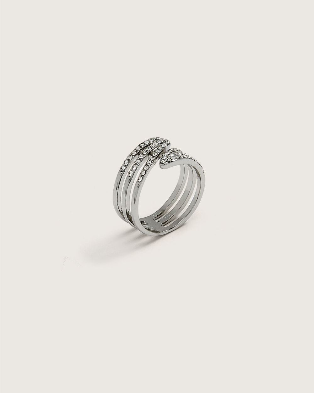 Open Ring with Rhinestones | Penningtons