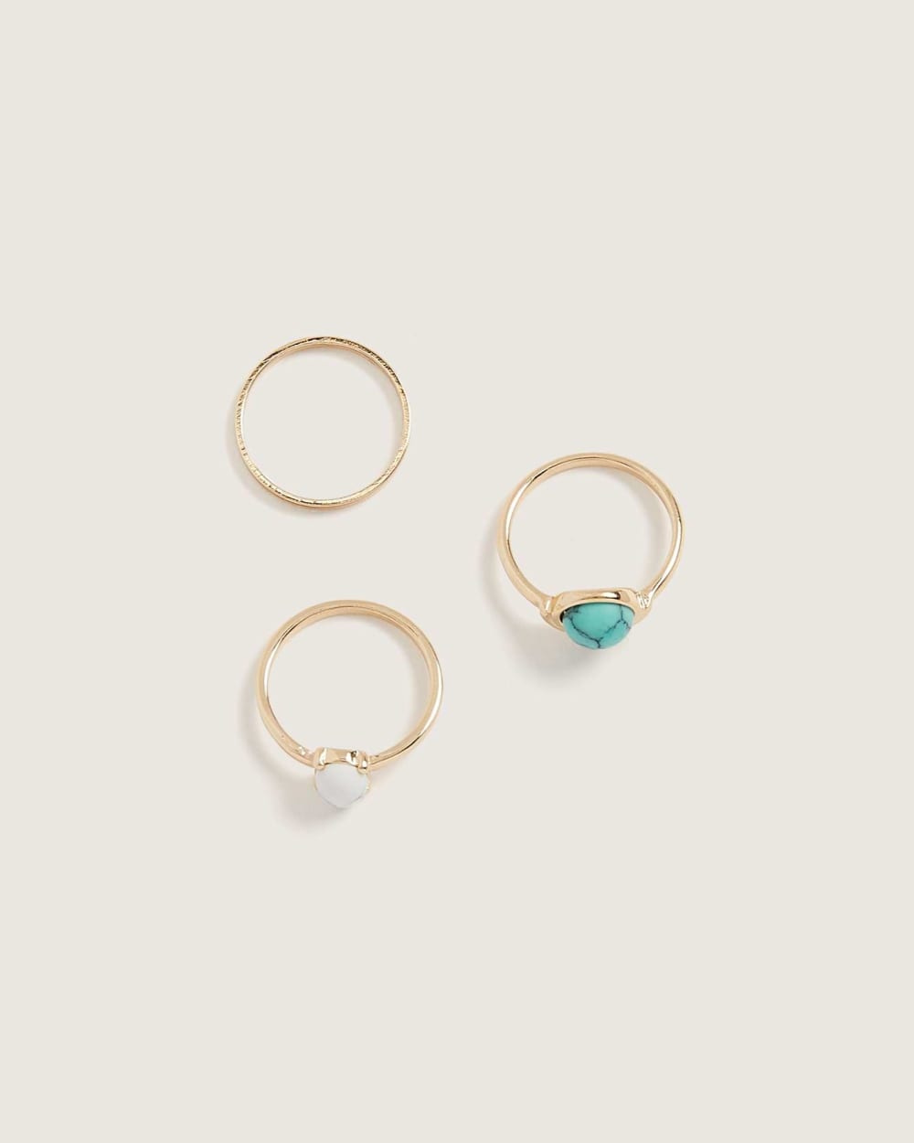 Stackable Mixed Stone Rings, Set of 3 - In Every Story | Penningtons