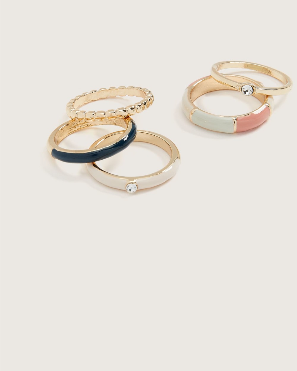 Assorted Coloured Rings, Set of 5 | Penningtons