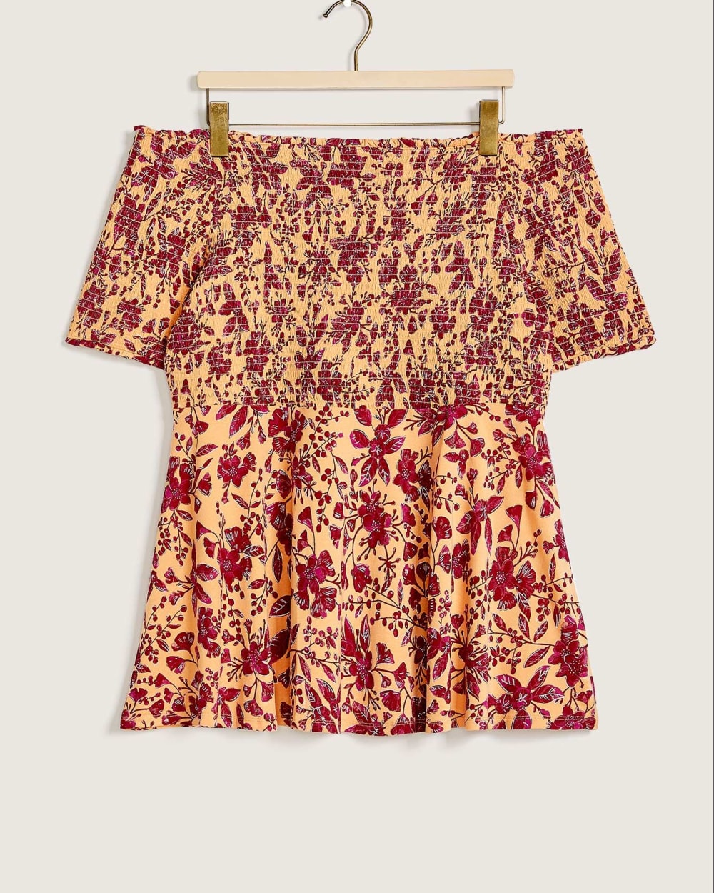 Off-Shoulder Top With Smocking Details - In Every Story | Penningtons