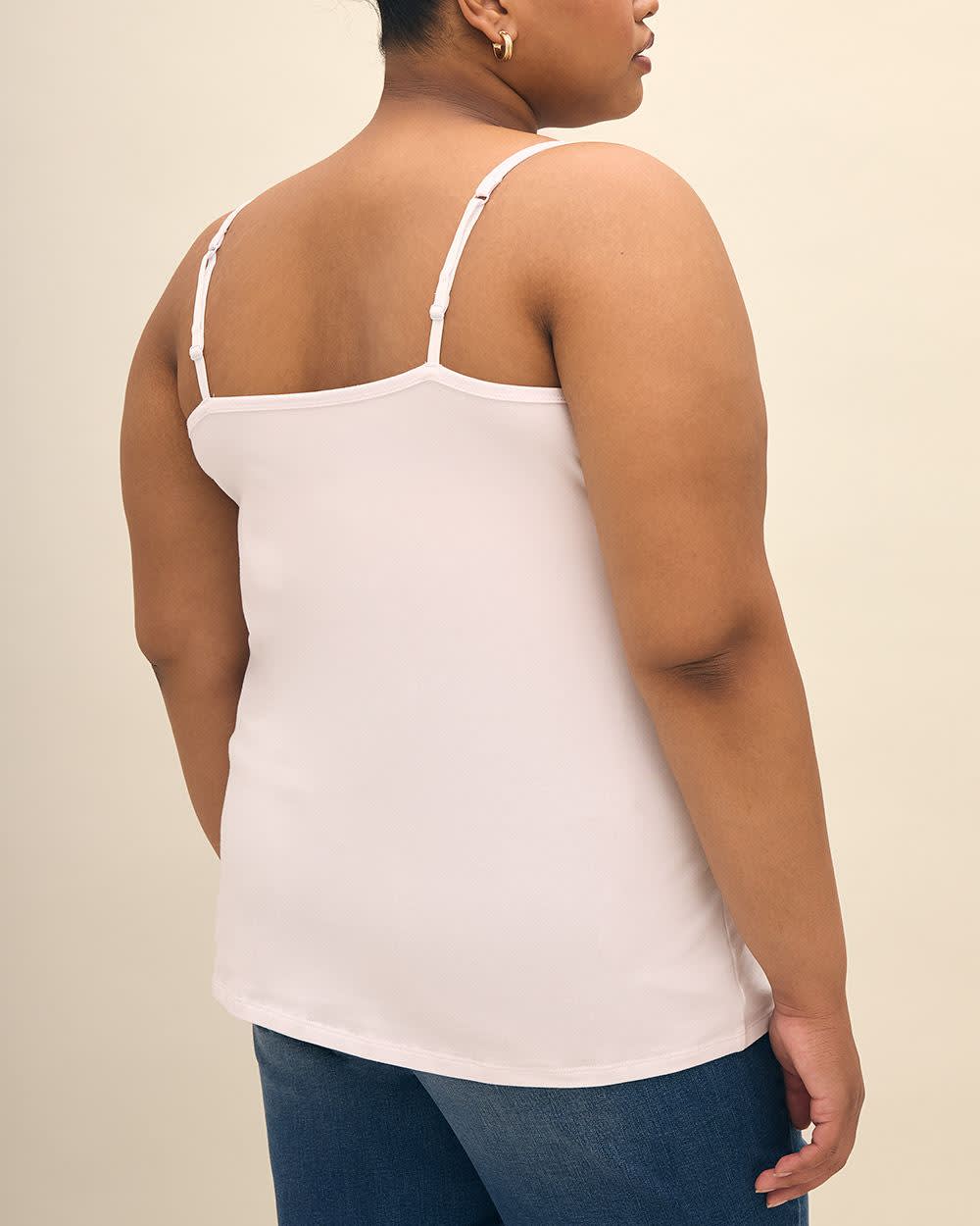 Solid Fitted Cami With Adjustable Straps - PENN. Essentials | Penningtons