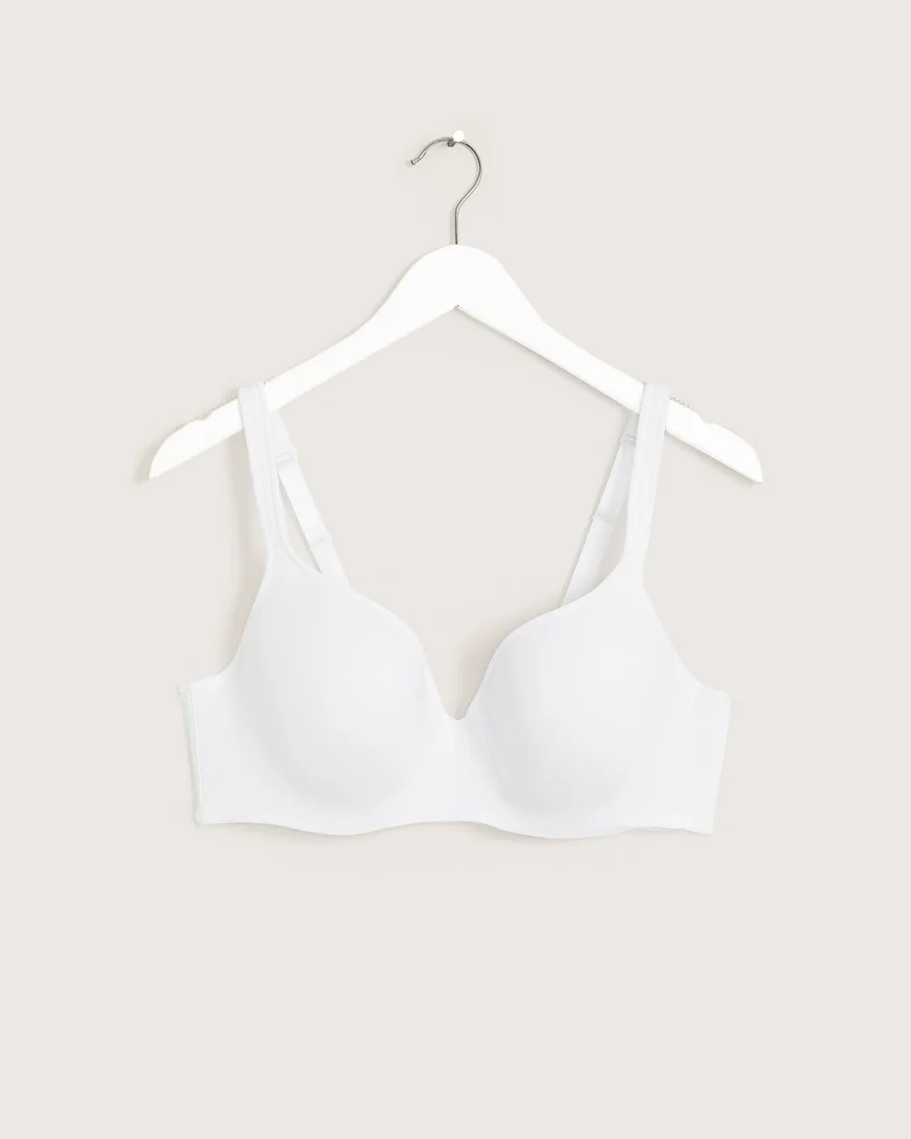 White Microfiber Underwire T-Shirt Bra - Déesse Collection | Penningtons