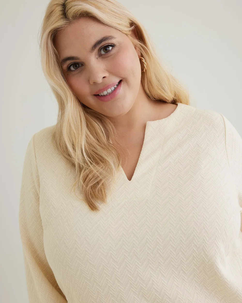 Long Sleeve Fooler Tunic | Penningtons