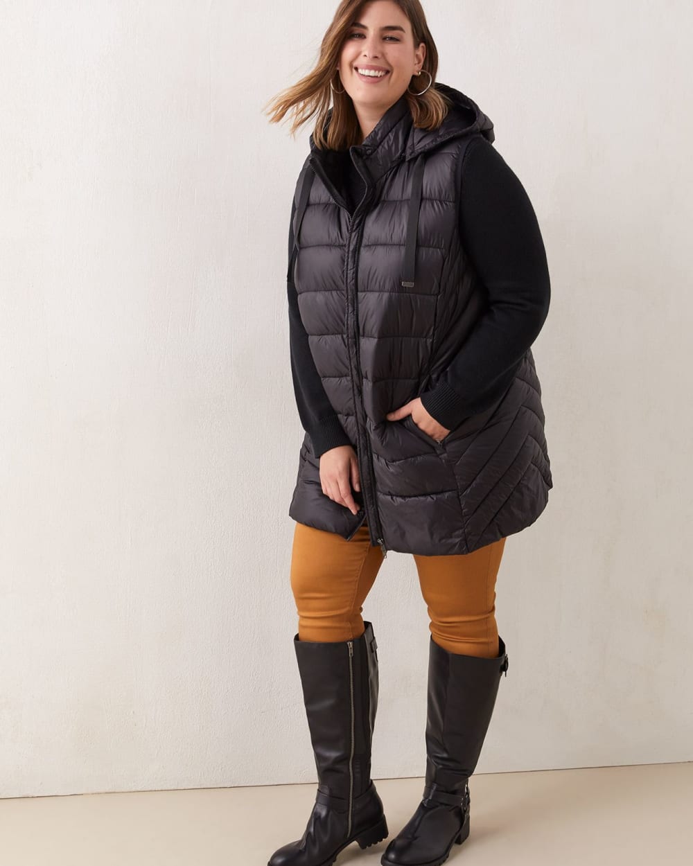 Mid-Length Packable Vest - In Every Story | Penningtons