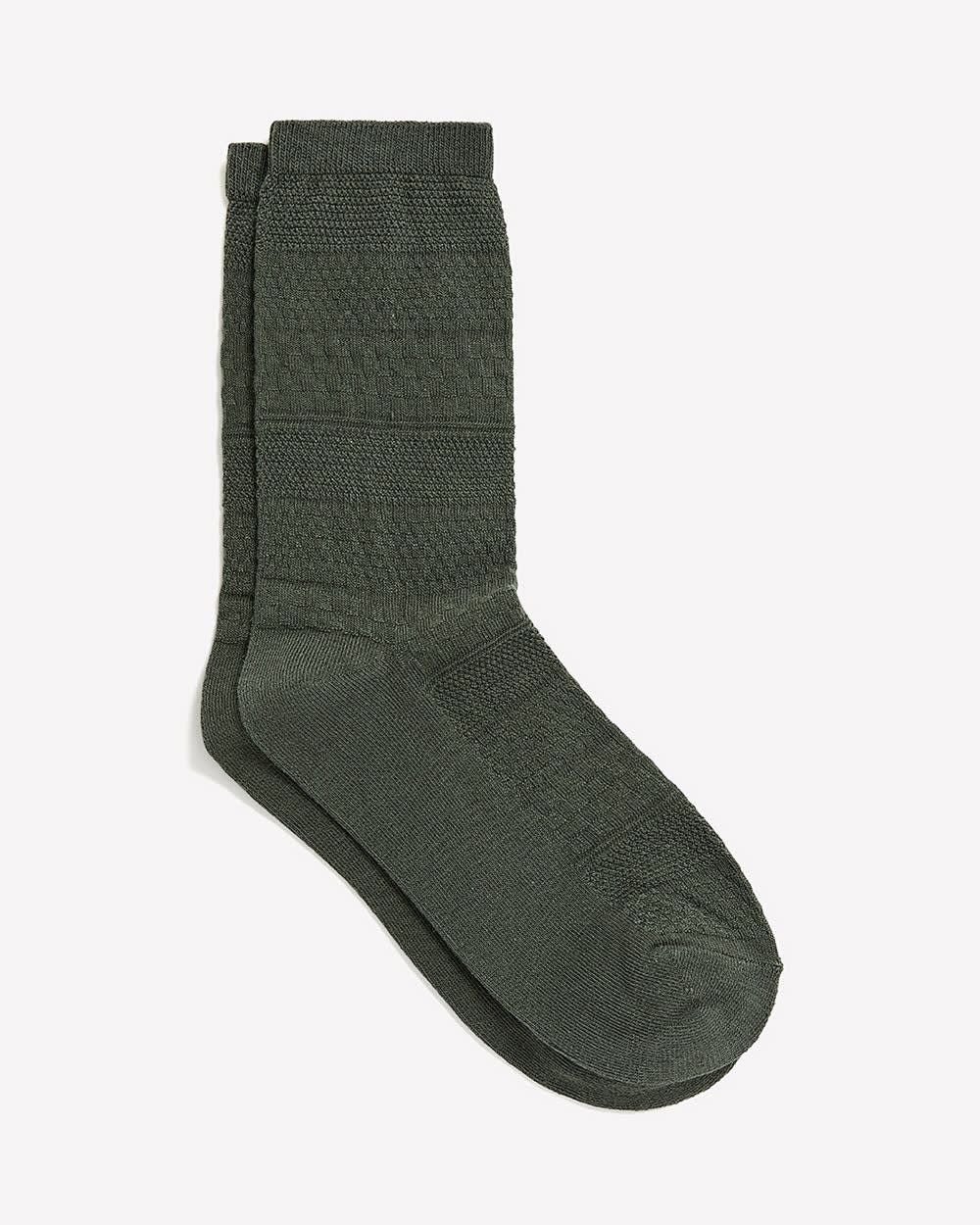 Horizontal Textured Socks | Penningtons