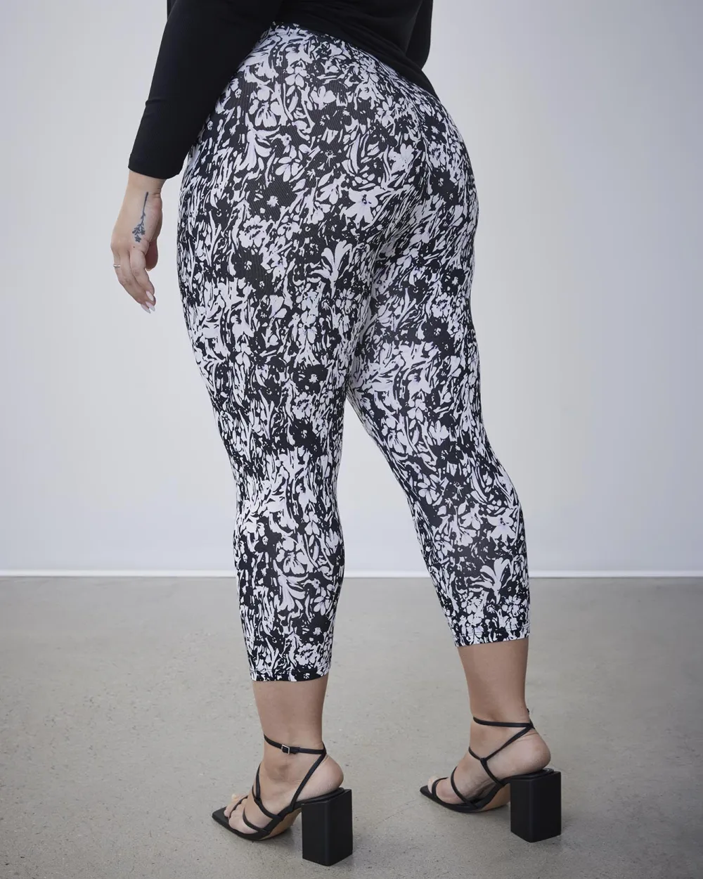 Responsible, Floral-Print Capri Legging | Penningtons