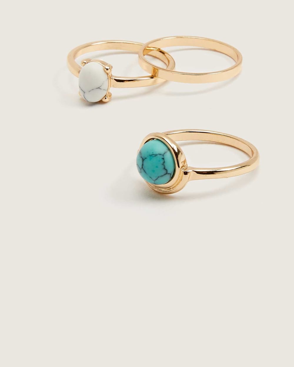 Stackable Mixed Stone Rings, Set of 3 - In Every Story | Penningtons