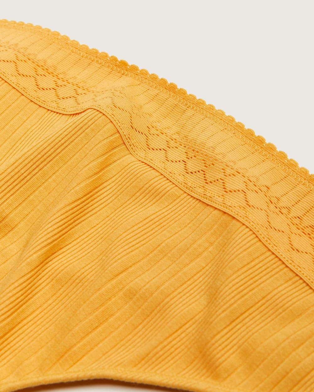 Wide Lace Varigated Rib Thong - ti VOGLIO | Penningtons