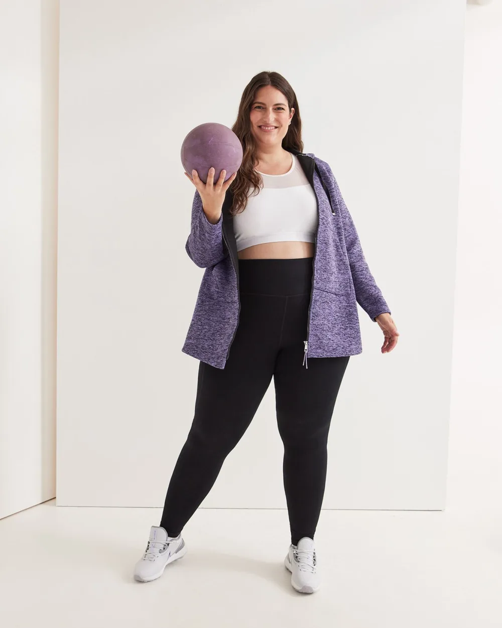 Petite, Basic Legging with Pockets - Active Zone | Penningtons