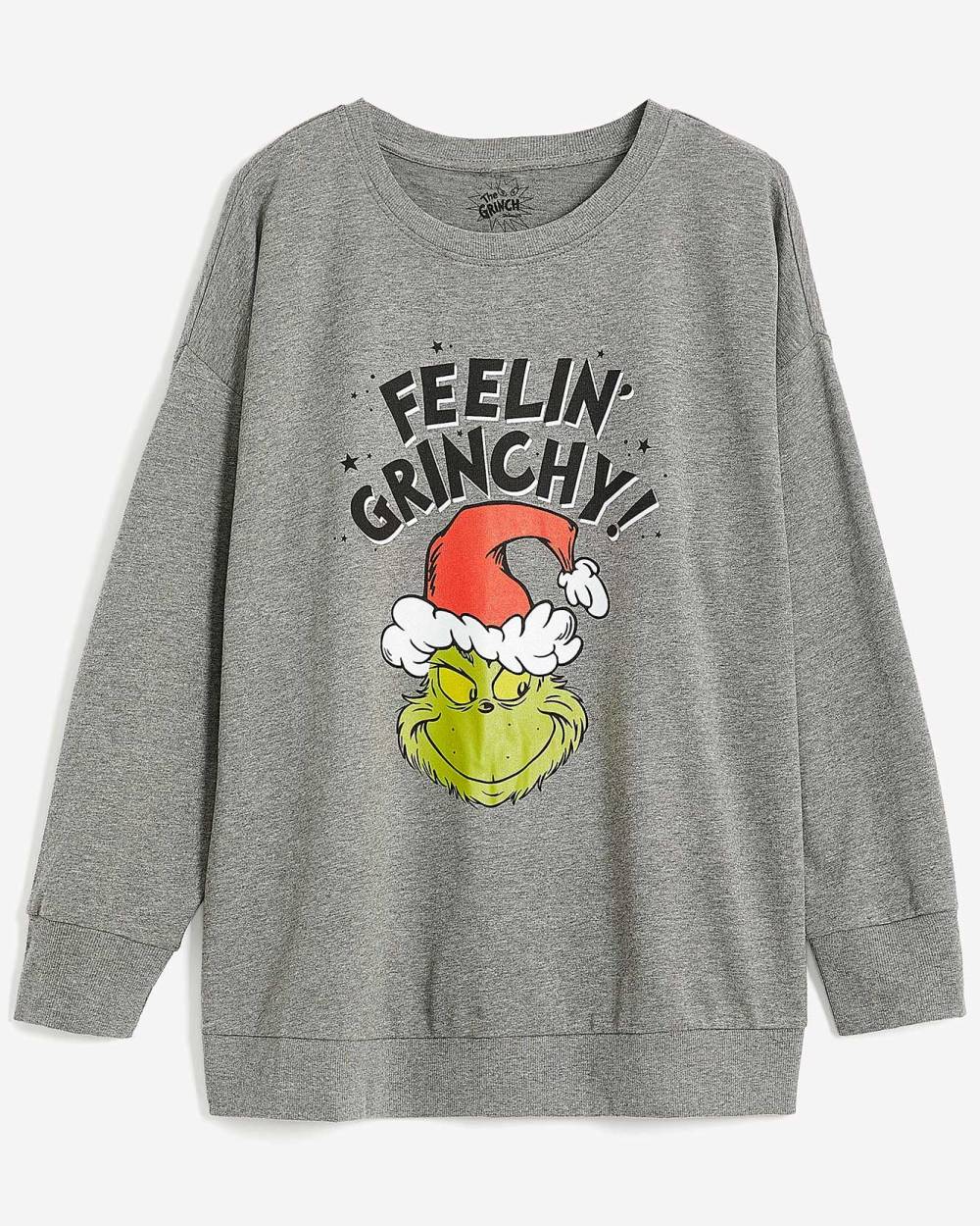 Pull à col rond avec imprimé du Grinch | Penningtons