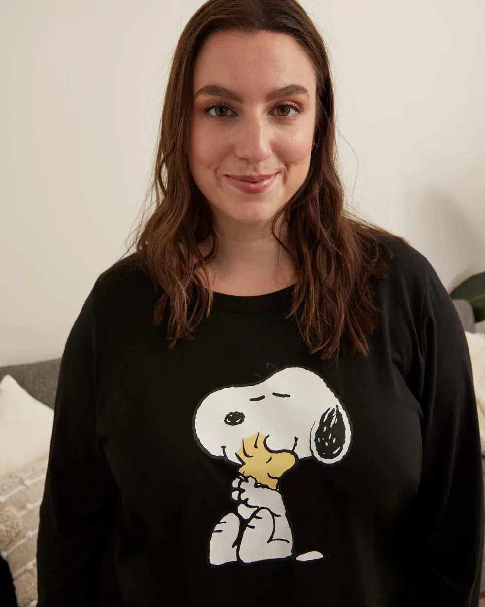 Snoopy Long-Sleeve Pyjama Tunic - ti Voglio | Penningtons