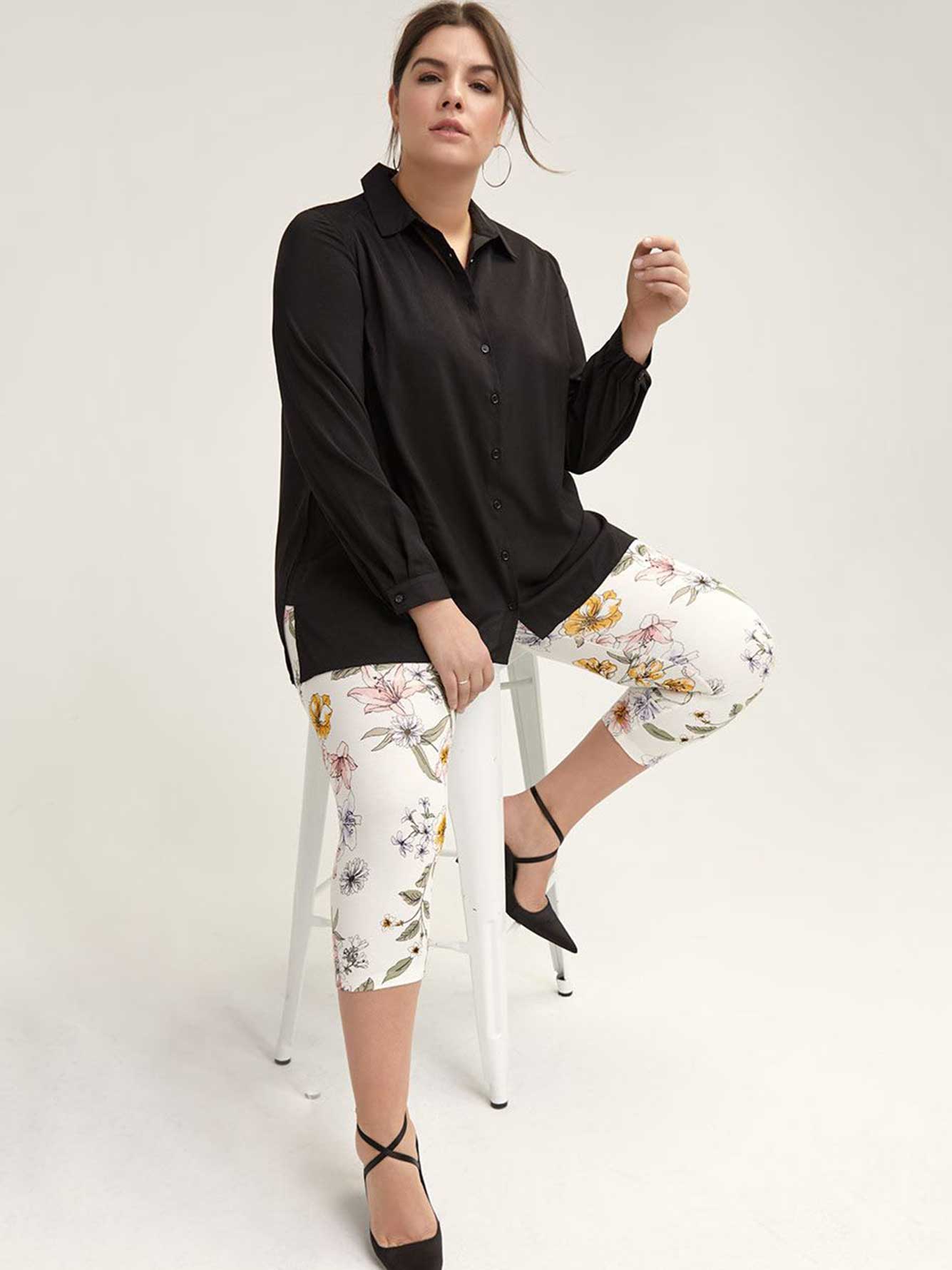 Printed Basic Capri Legging | Penningtons