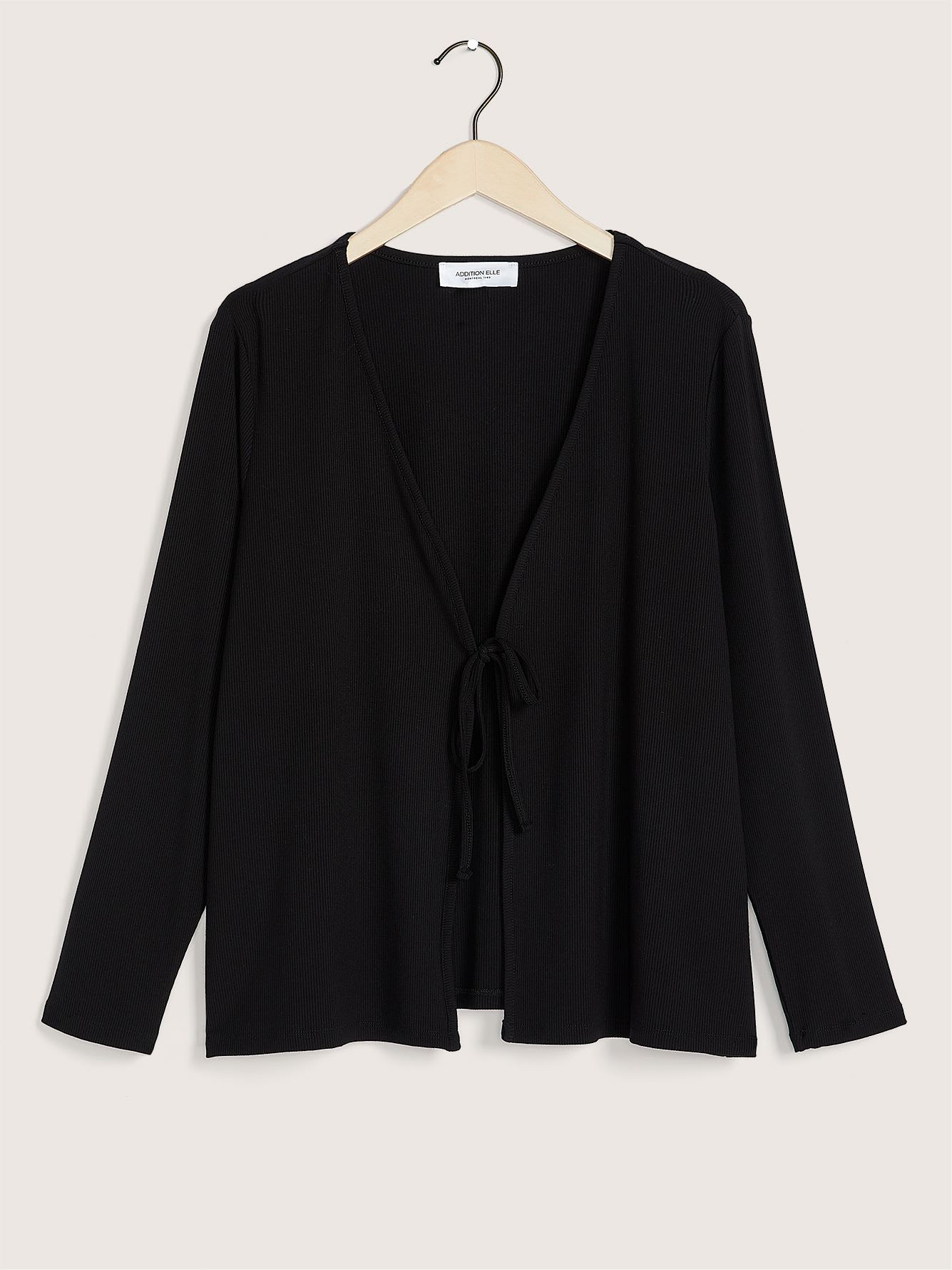 Long-Sleeve Edge to Edge Cardigan - Addition Elle | Penningtons