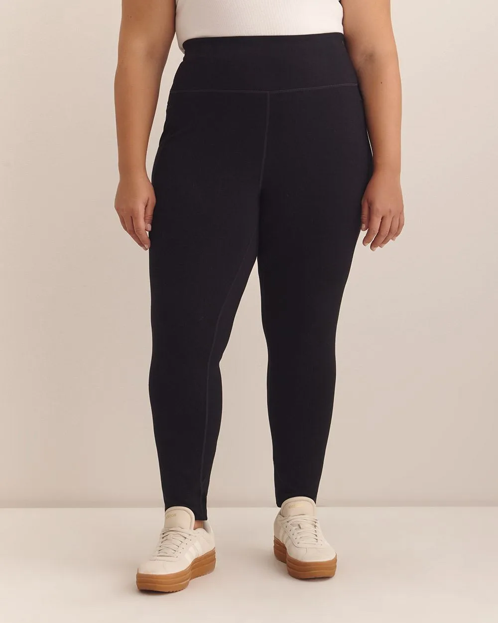 Basic Cotton Legging With Pockets - Active Zone | Penningtons