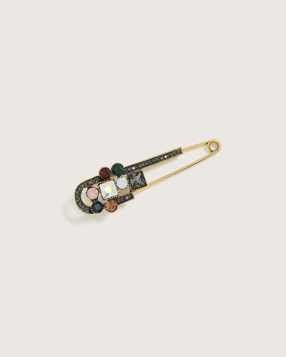 Fashion Pin Shape Broche with Stones | Penningtons