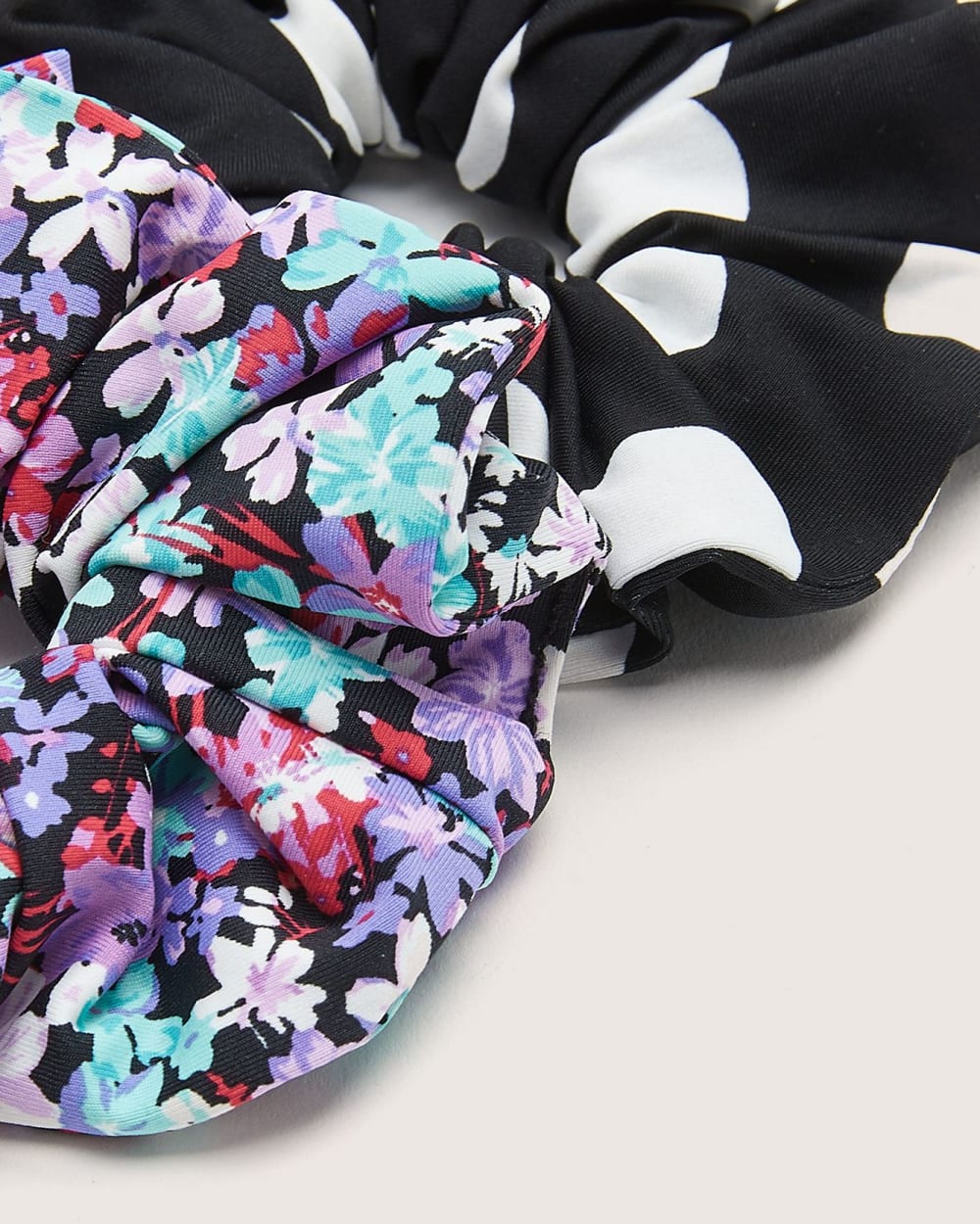 Micro Jersey Knit Hair Scrunchies, Set of 2 | Penningtons