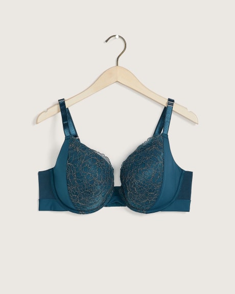 Plunge Bra With Lace Detail Déesse Collection Penningtons
