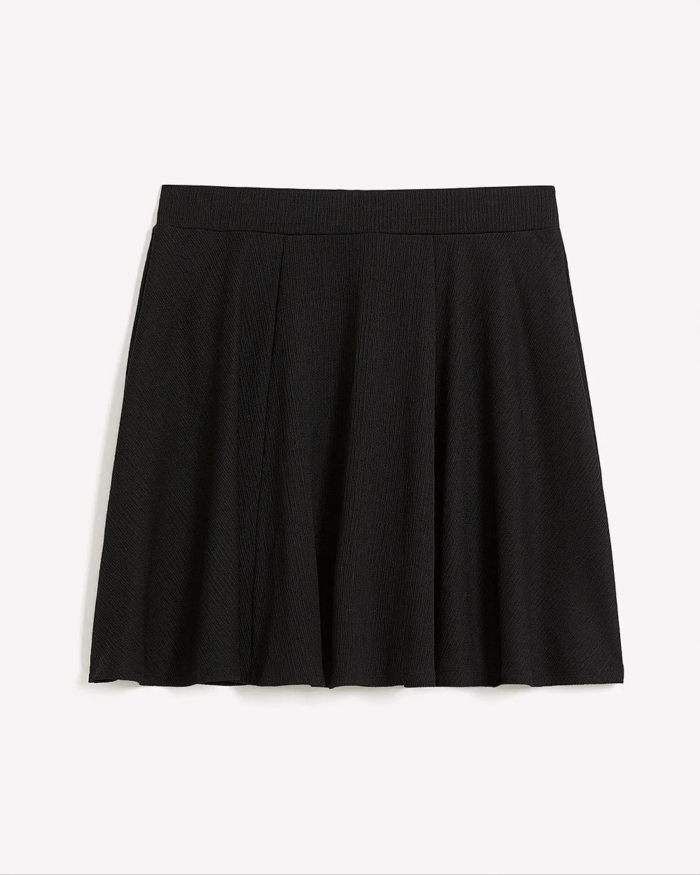 Black Textured Knit Skort | Penningtons