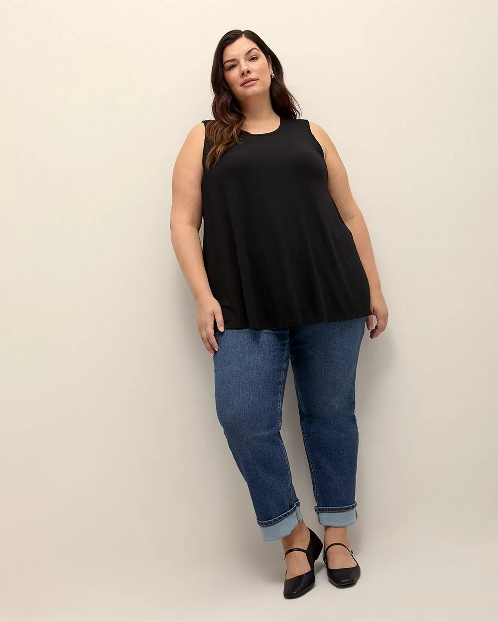 Swing Long Knit Cami | Penningtons