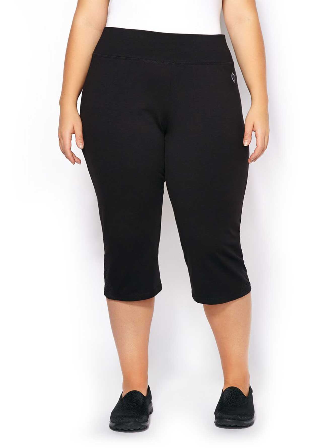 ActiveZone - Basic Plus-Size Yoga Capri | Penningtons ActiveZone - Basic Plus-Size Yoga Capri | Penningtons