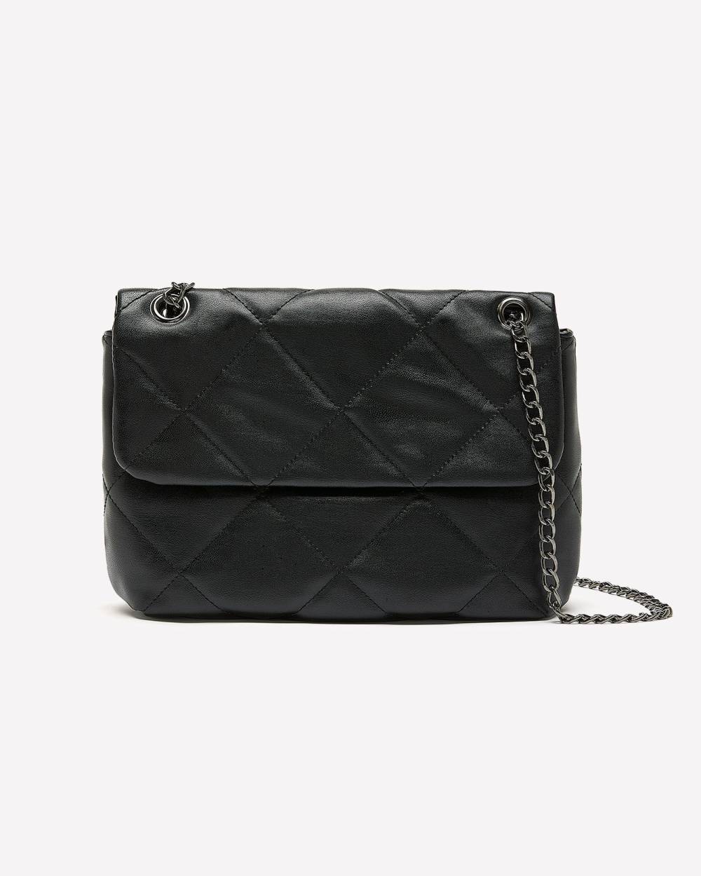 Diamond Quilted Shoulder Bag - Addition Elle | Penningtons