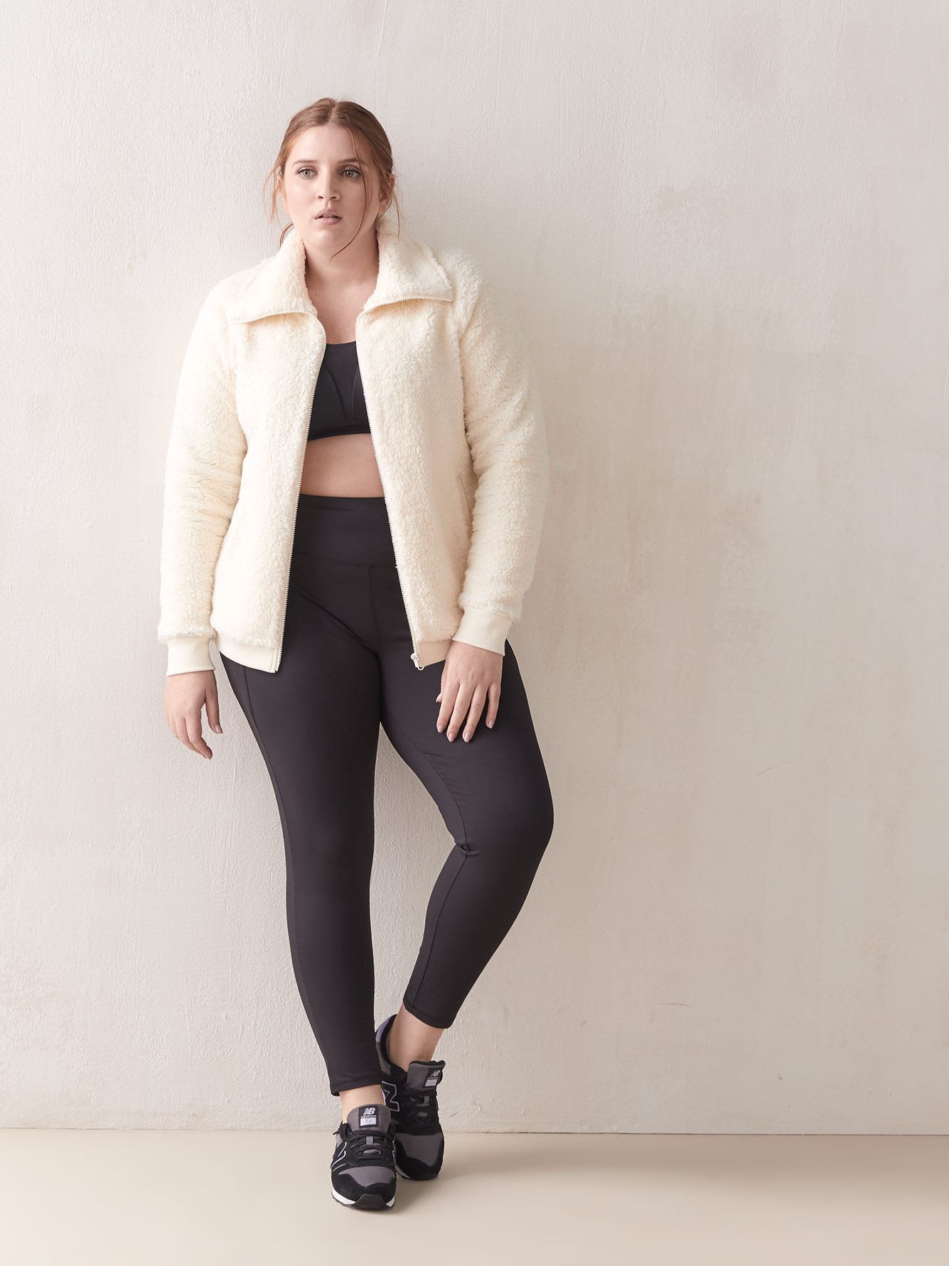 Namaste Basic Black Legging - ActiveZone | Penningtons