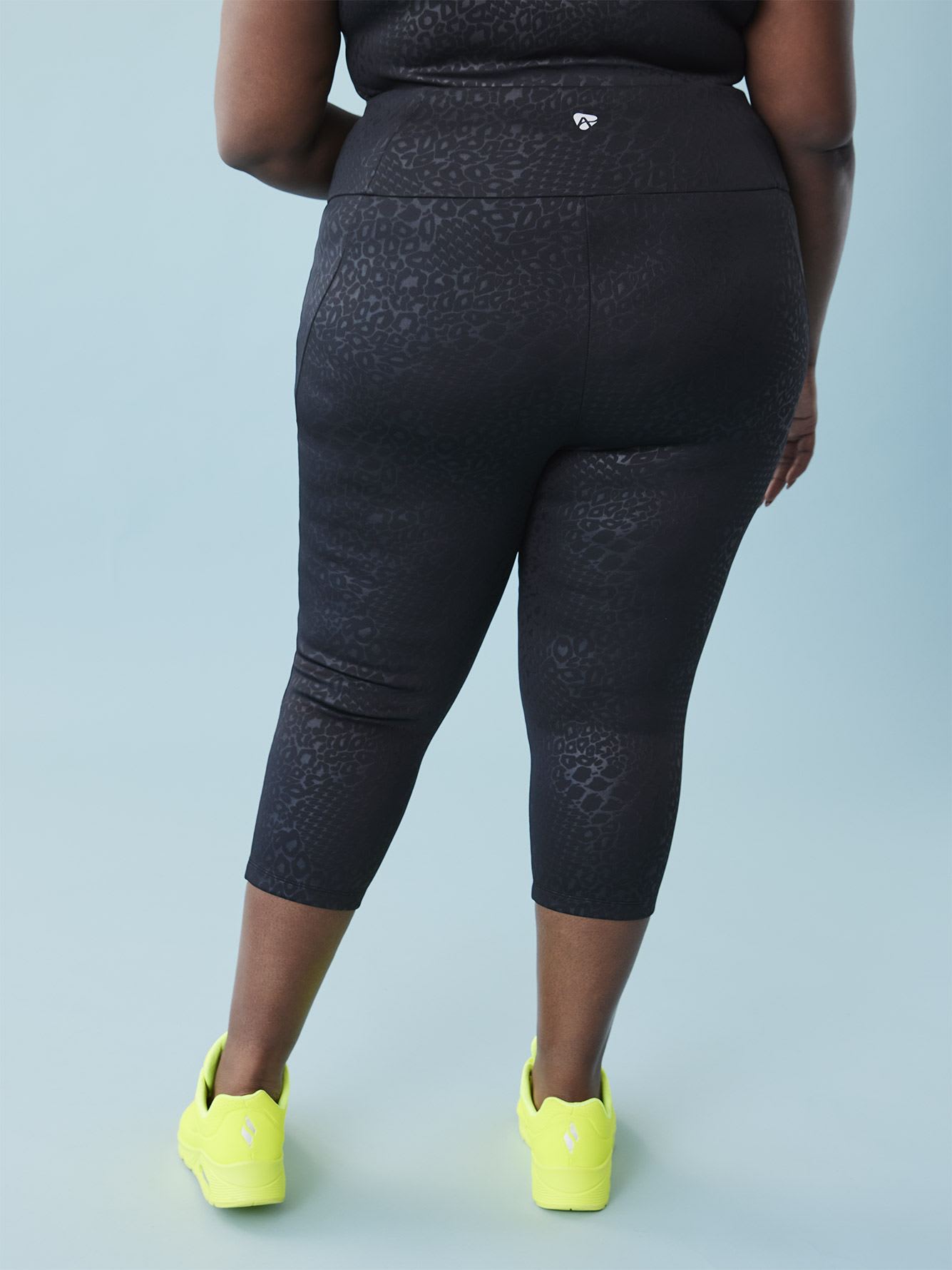 Legging capri en jersey texturé - Active Zone | Penningtons