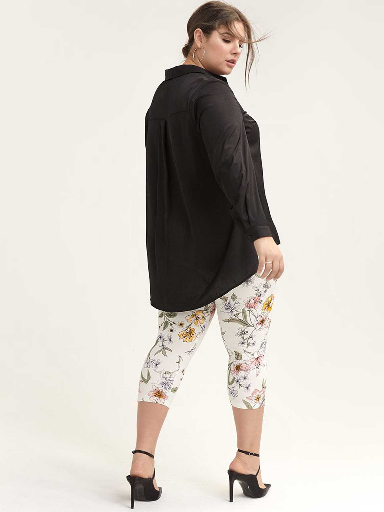Printed Basic Capri Legging | Penningtons