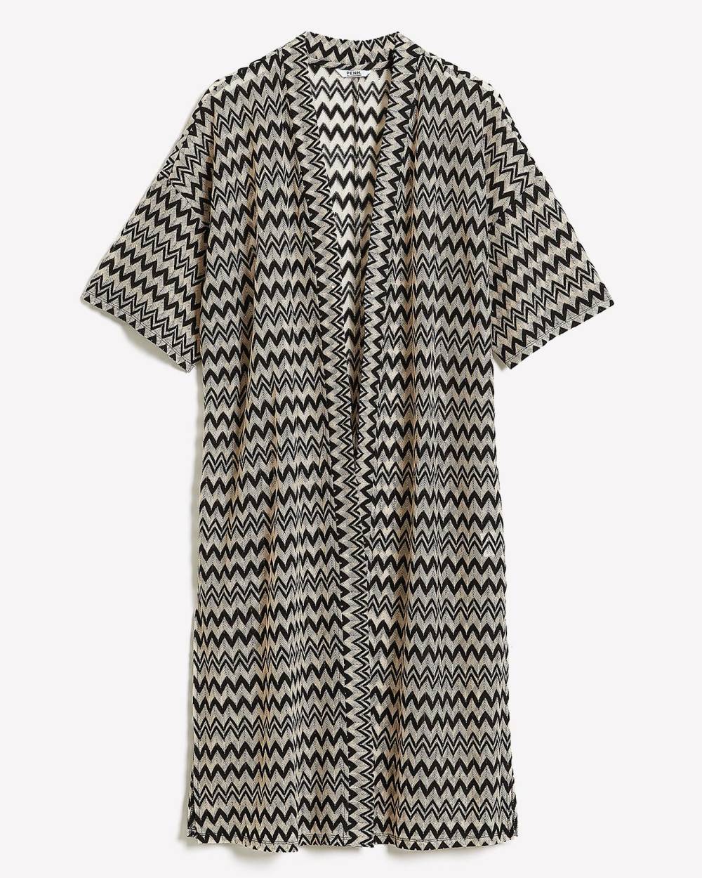 Long Cardigan with Kimono Sleeves | Penningtons