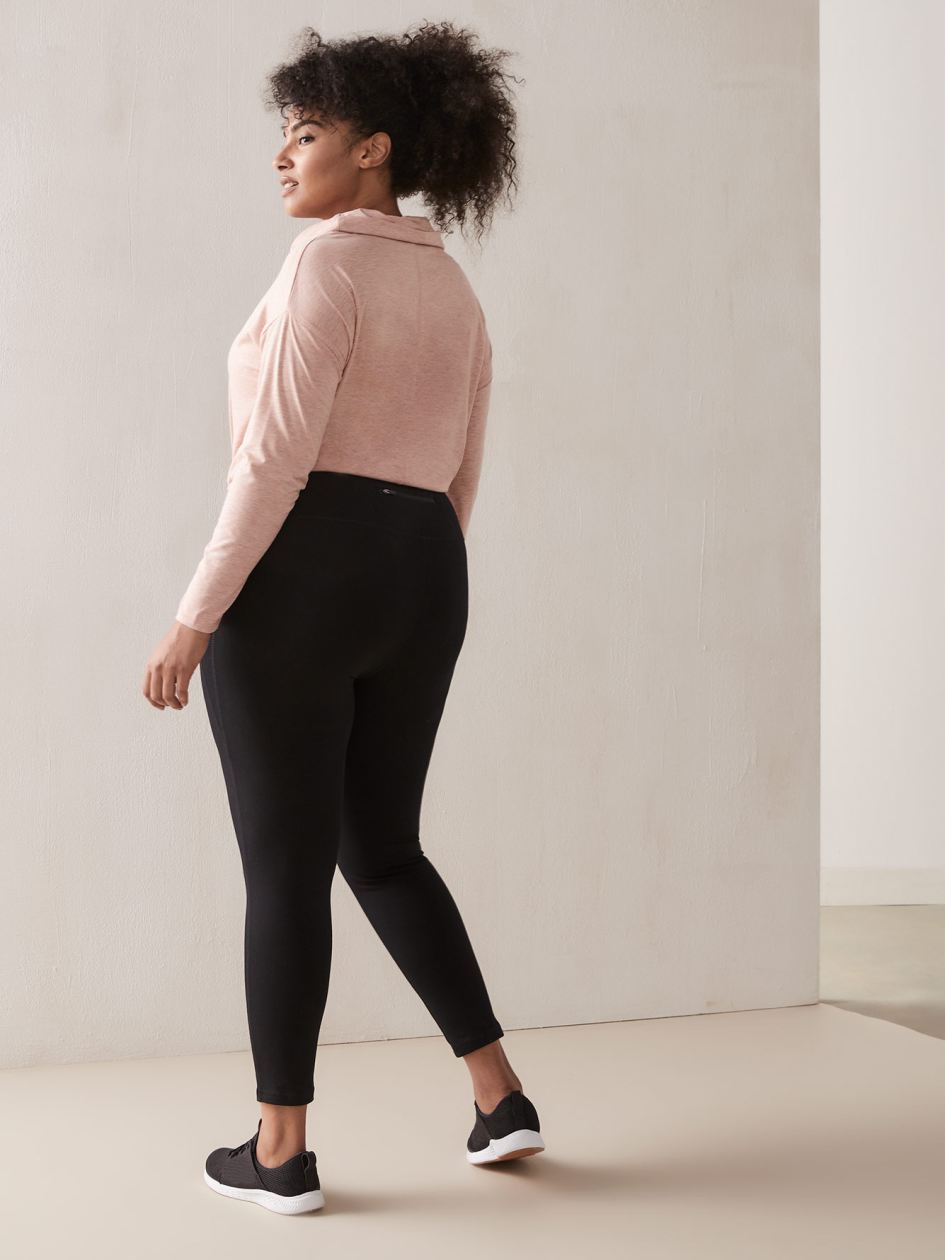 Basic Black Legging - ActiveZone | Penningtons