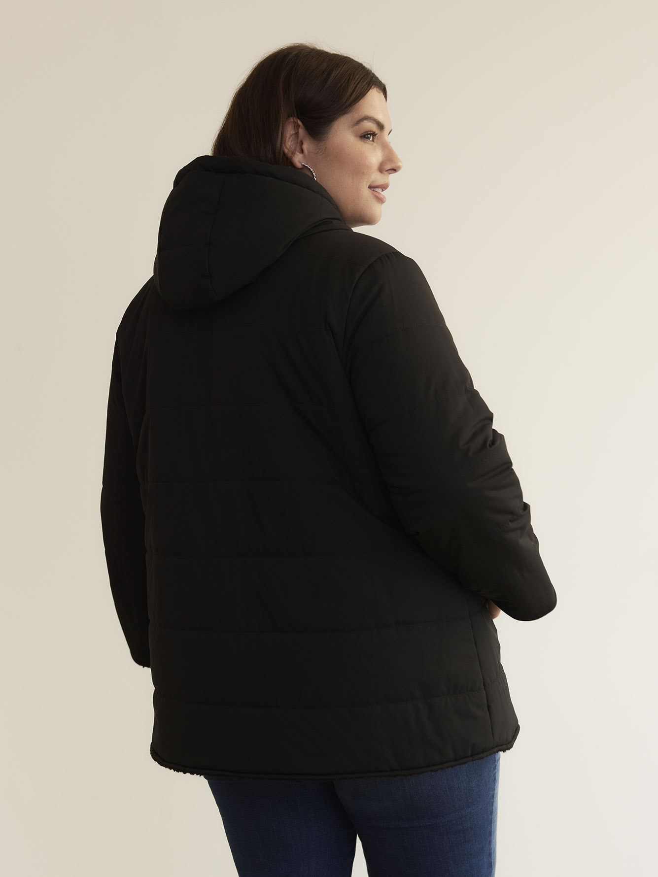Responsible, Reversible Puffer/Sherpa Coat | Penningtons