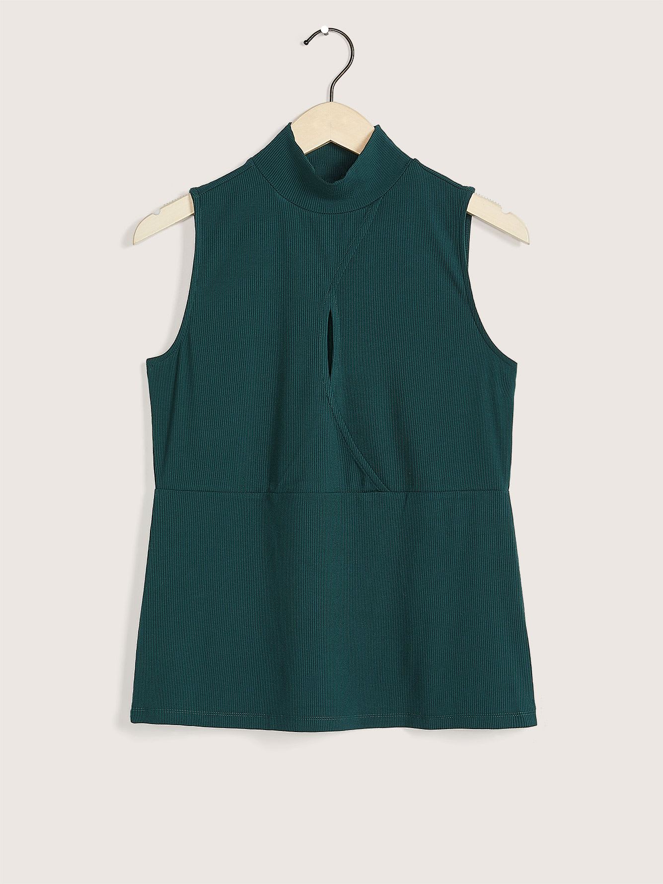 Sleeveless Top with Cross Over Front - Addition Elle | Penningtons