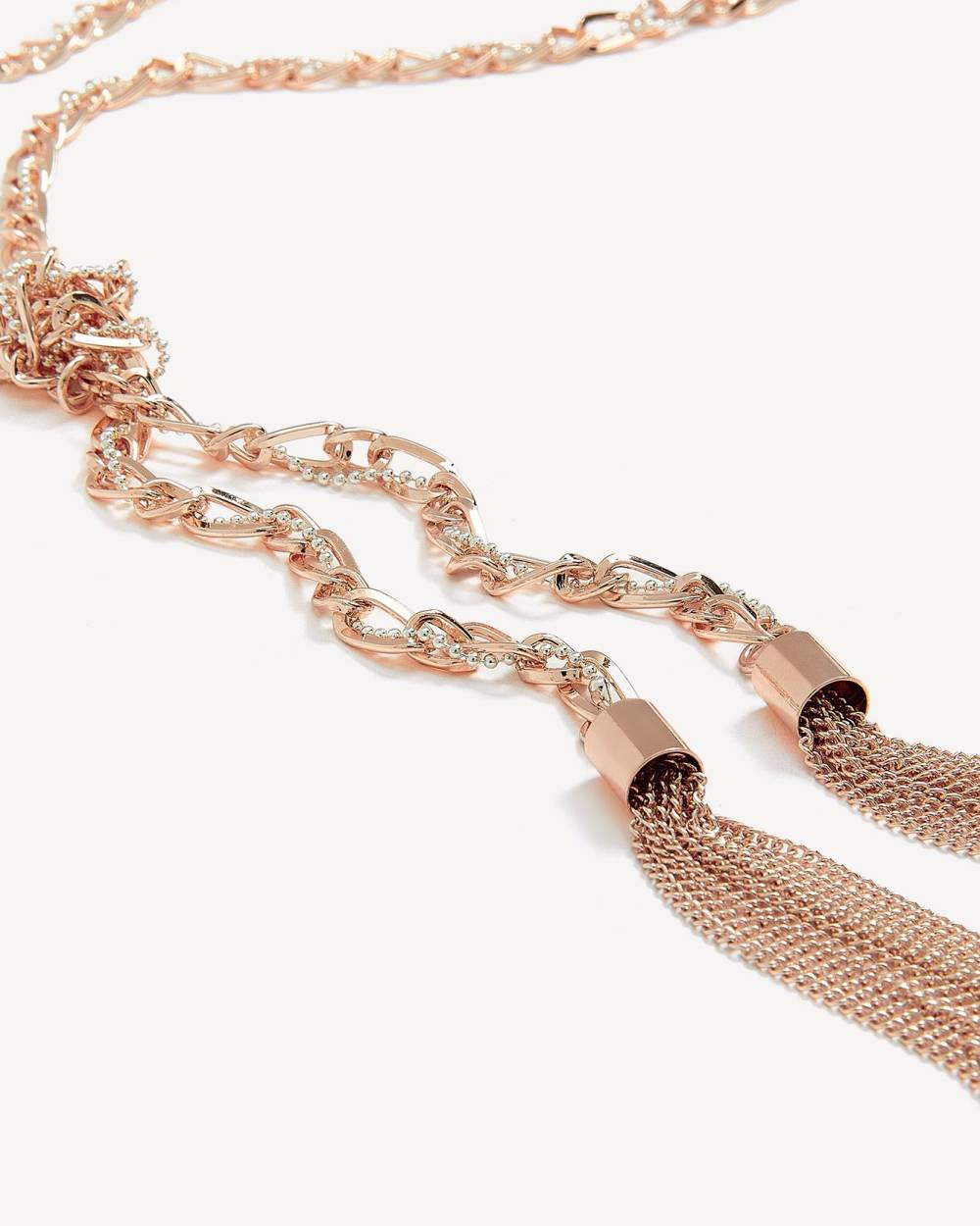 Long Knotted Necklace with Tassels | Penningtons