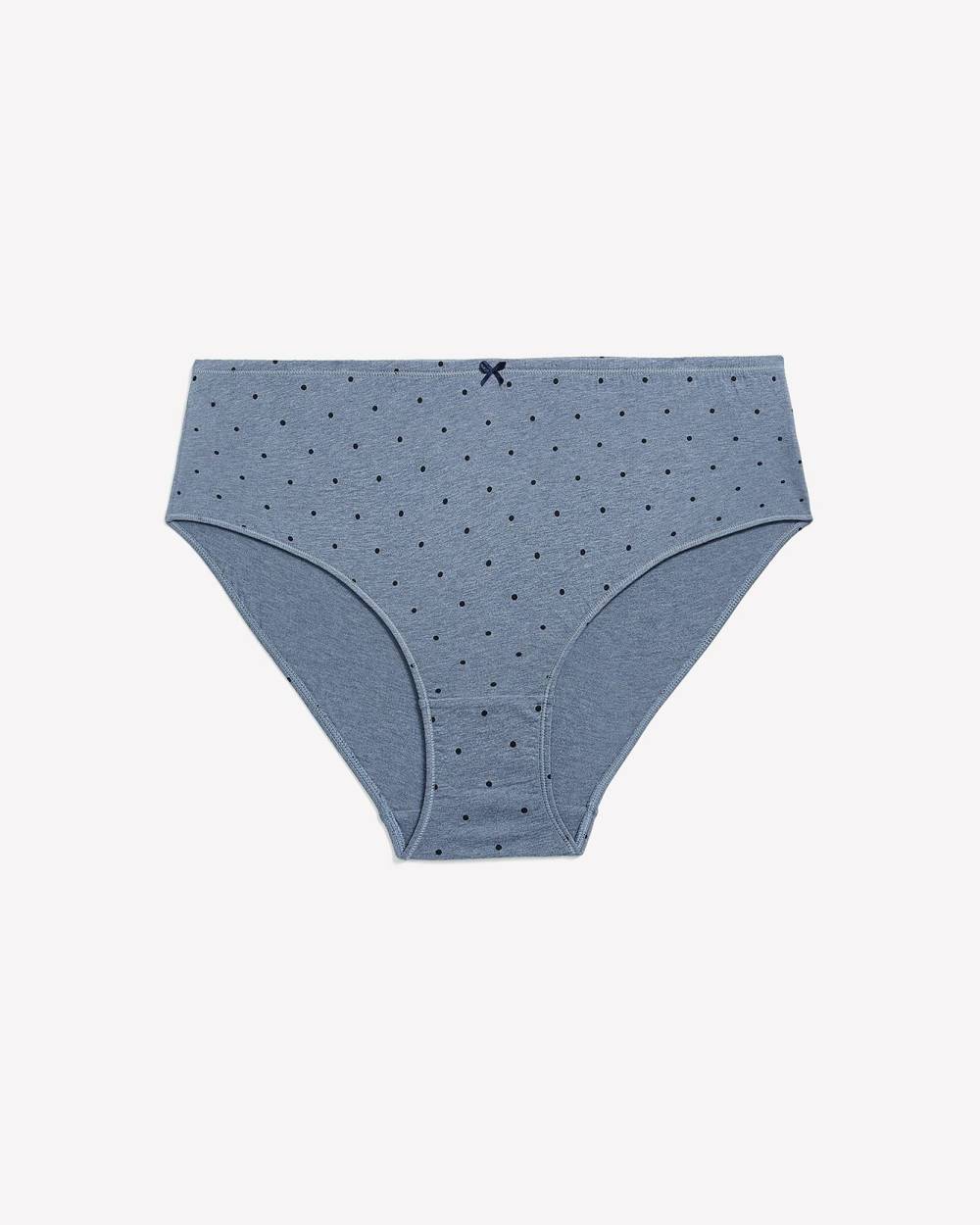 High-Cut Cotton Brief, Dot Print - ti Voglio | Penningtons