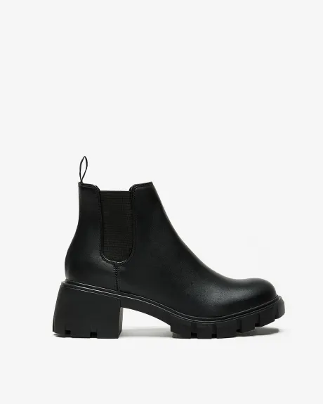 Wide Width, Black Leather Howler Boot - Steve Madden | Penningtons