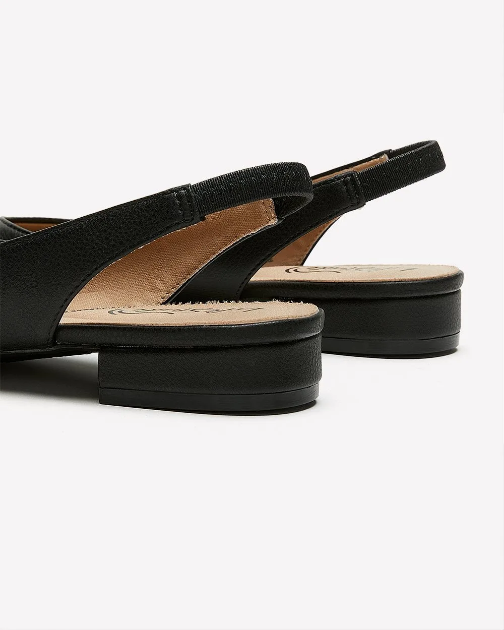 Wide Width, Black Low-Heel Slingback Shoe - LifeStride | Penningtons