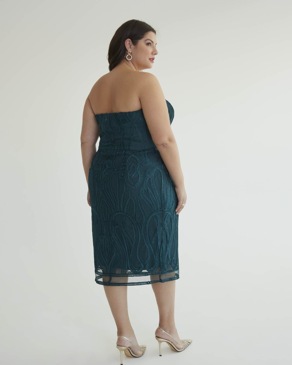 Antonia Straight Dress with Removable Straps - City Chic | Penningtons