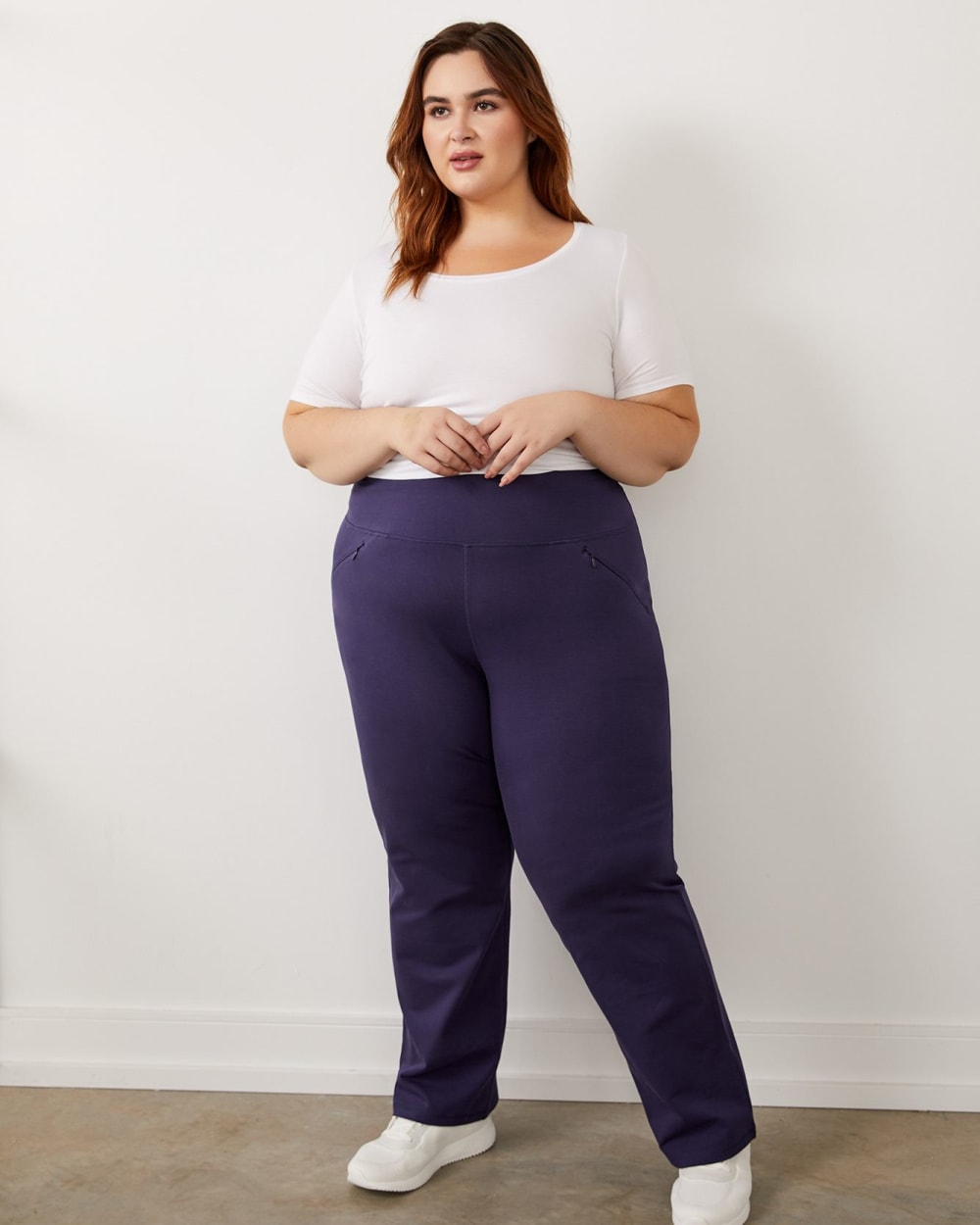 Petite, Basic Relaxed Pant - Active Zone | Penningtons
