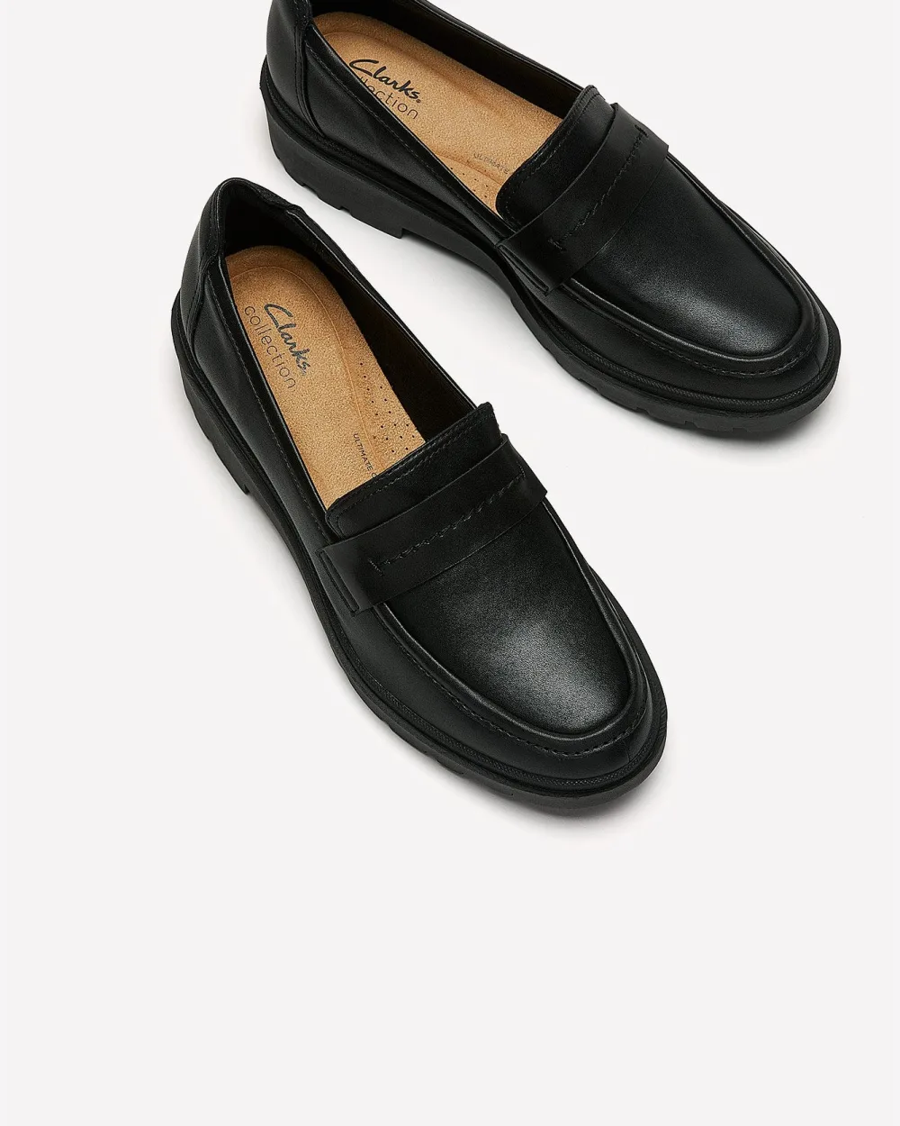 Wide Width Calla Ease Leather Loafer Slip-On - Clarks | Penningtons