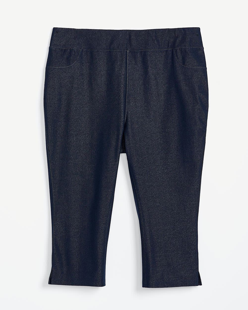 Basic Denim Capri Legging - PENN. Essentials | Penningtons