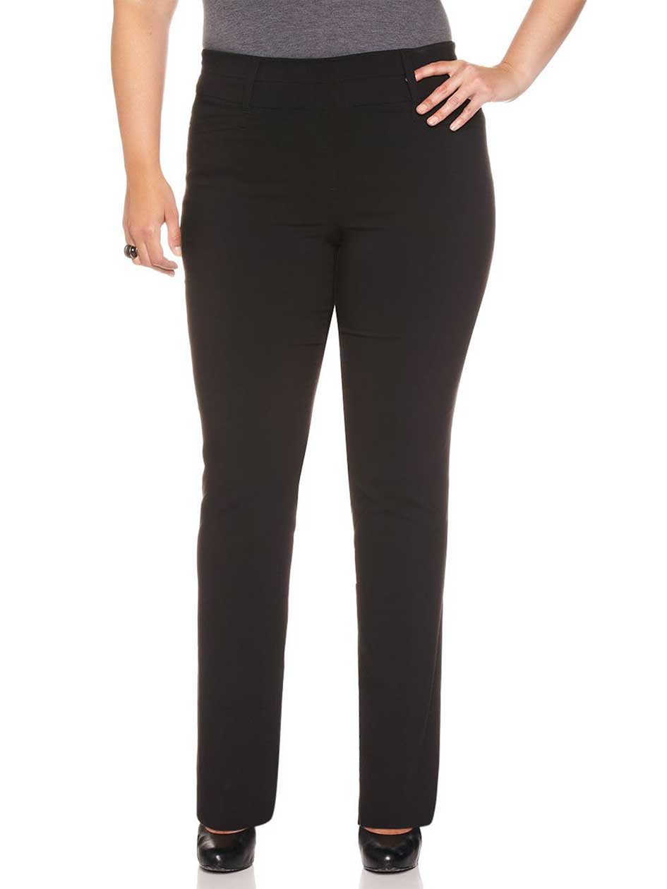 Savvy Fit Straight Leg Work Pant | Penningtons
