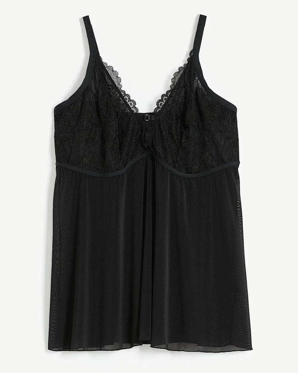 Black Lace and Mesh Babydoll - Déesse Collection | Penningtons