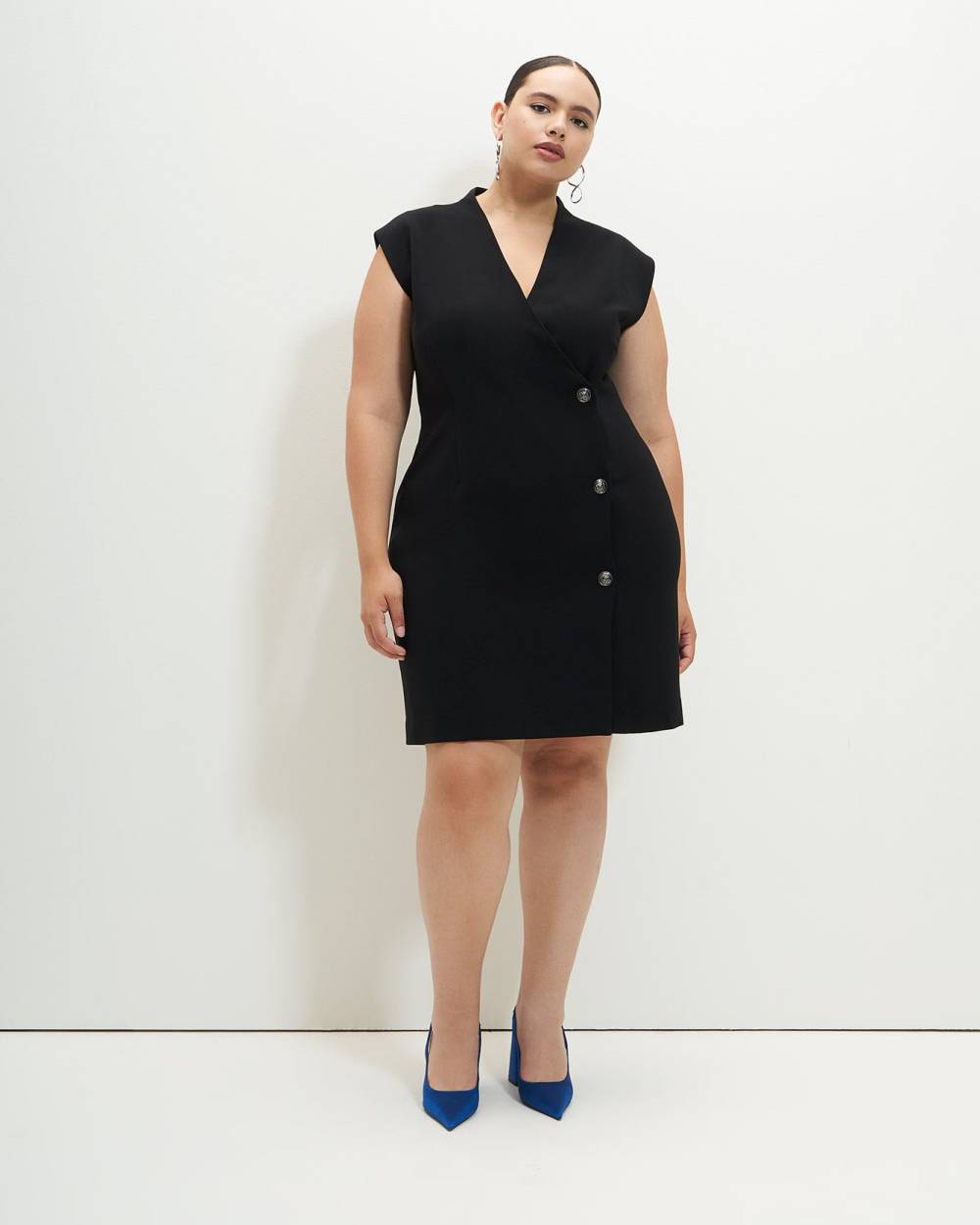 Robe-veston tissée sans manches - Addition Elle | Penningtons