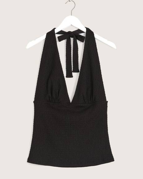 Open-Back Halter Cami - Addition Elle | Penningtons