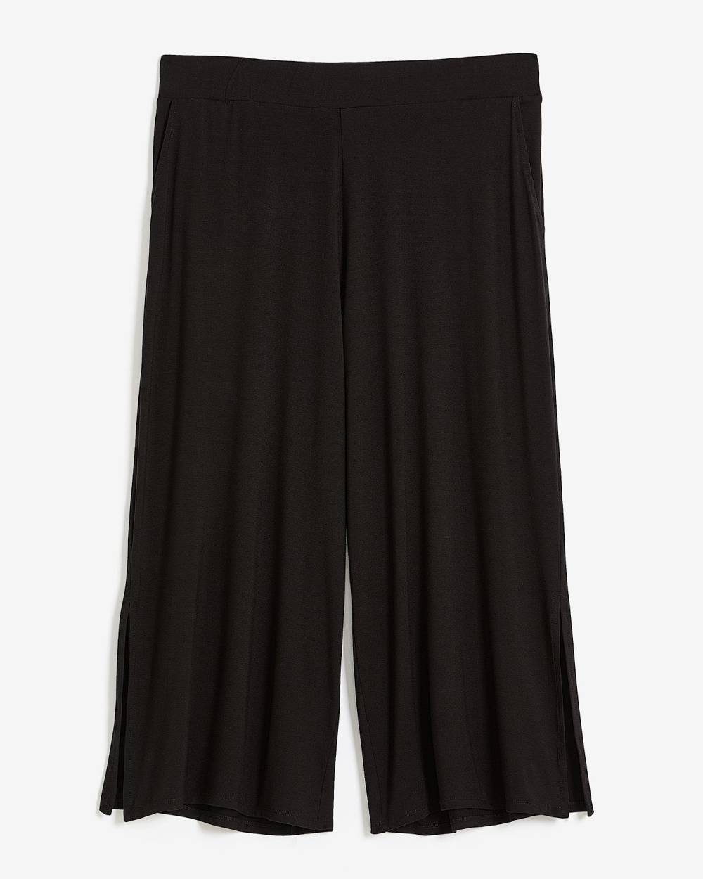 Black Knit Gaucho Pant | Penningtons