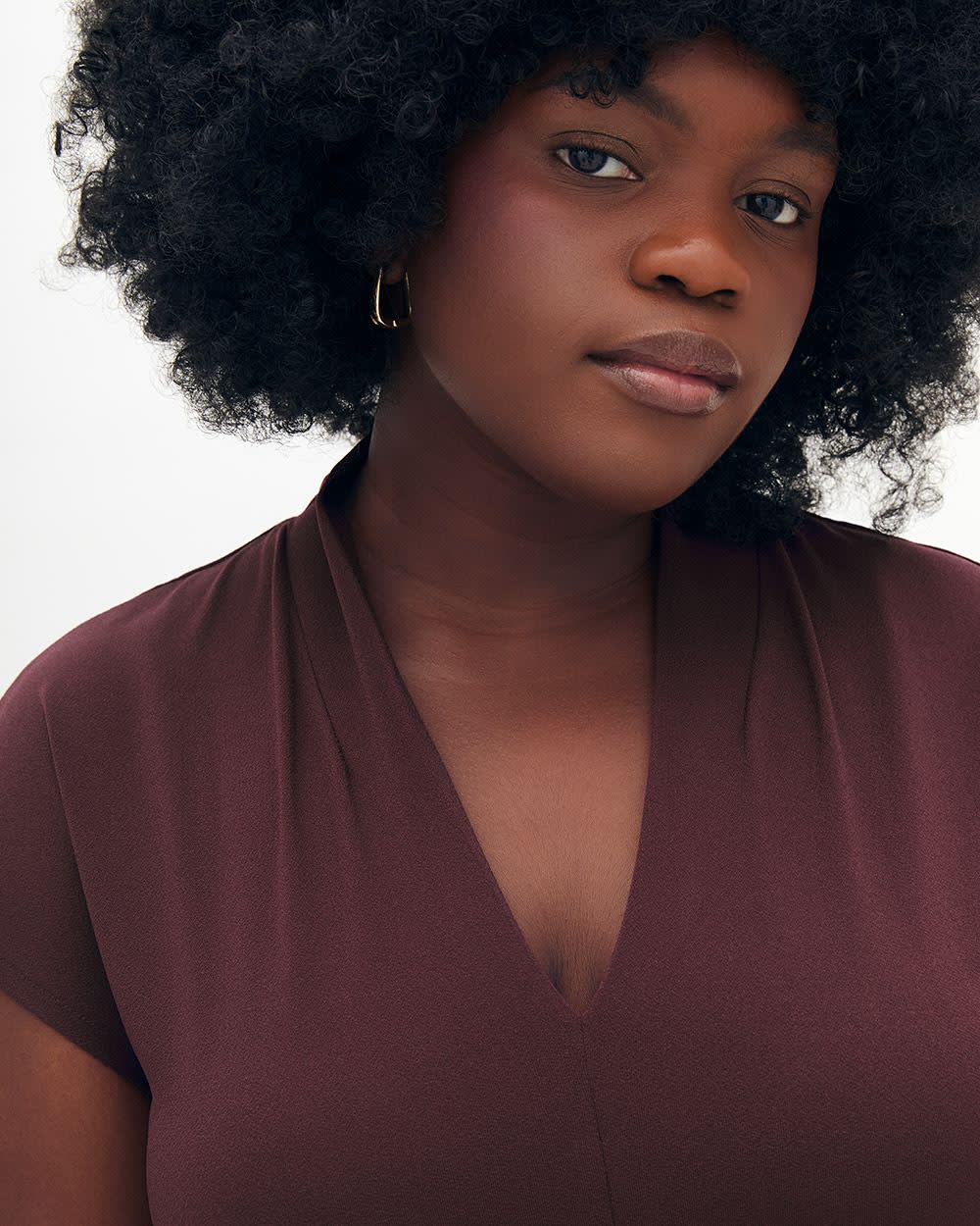 Sleeveless V-Neck Knit Top - Addition Elle | Penningtons