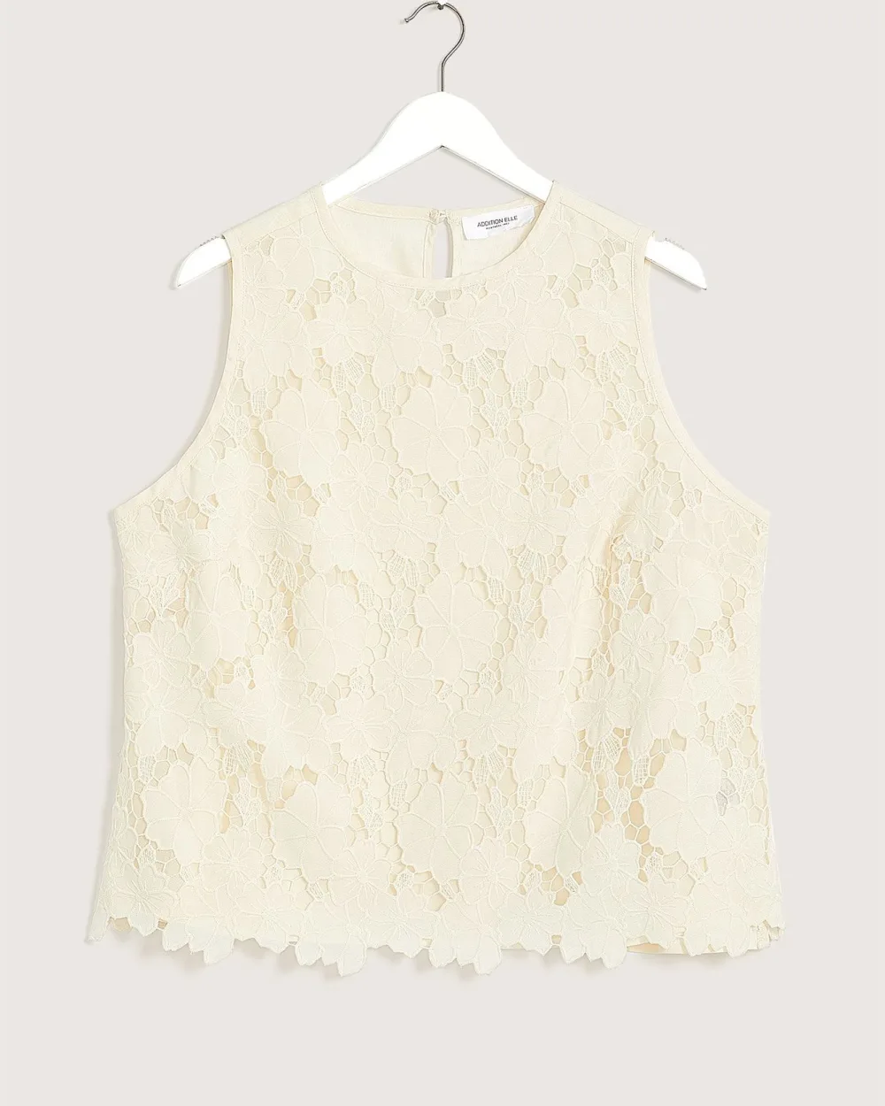 Sleeveless Crochet Blouse Addition Elle Penningtons